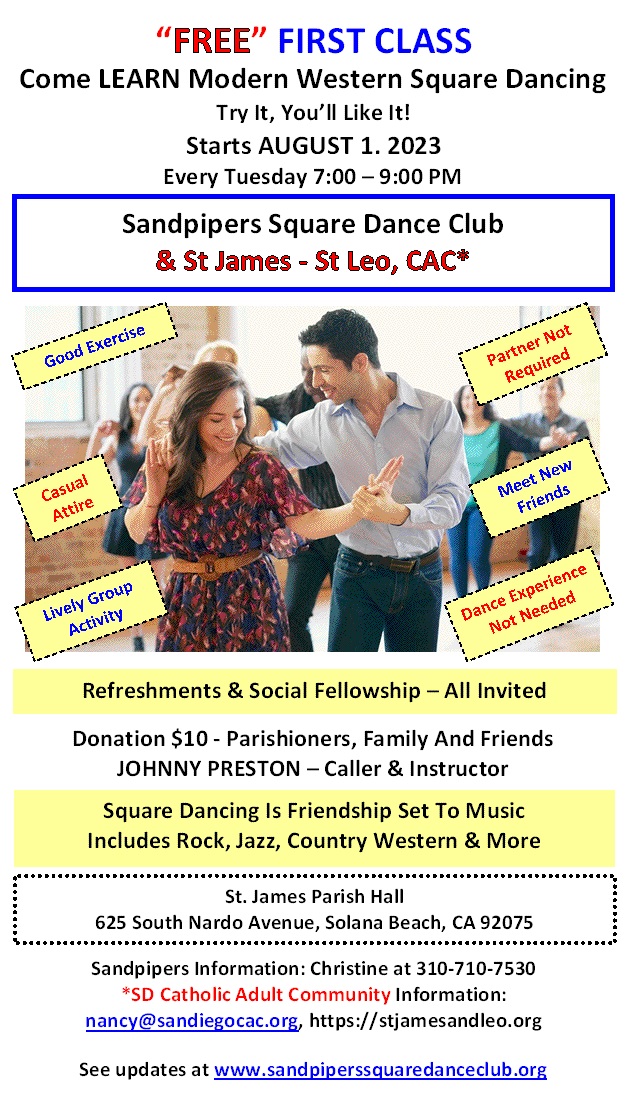 Socials – St. James – St. Leo Catholic Community